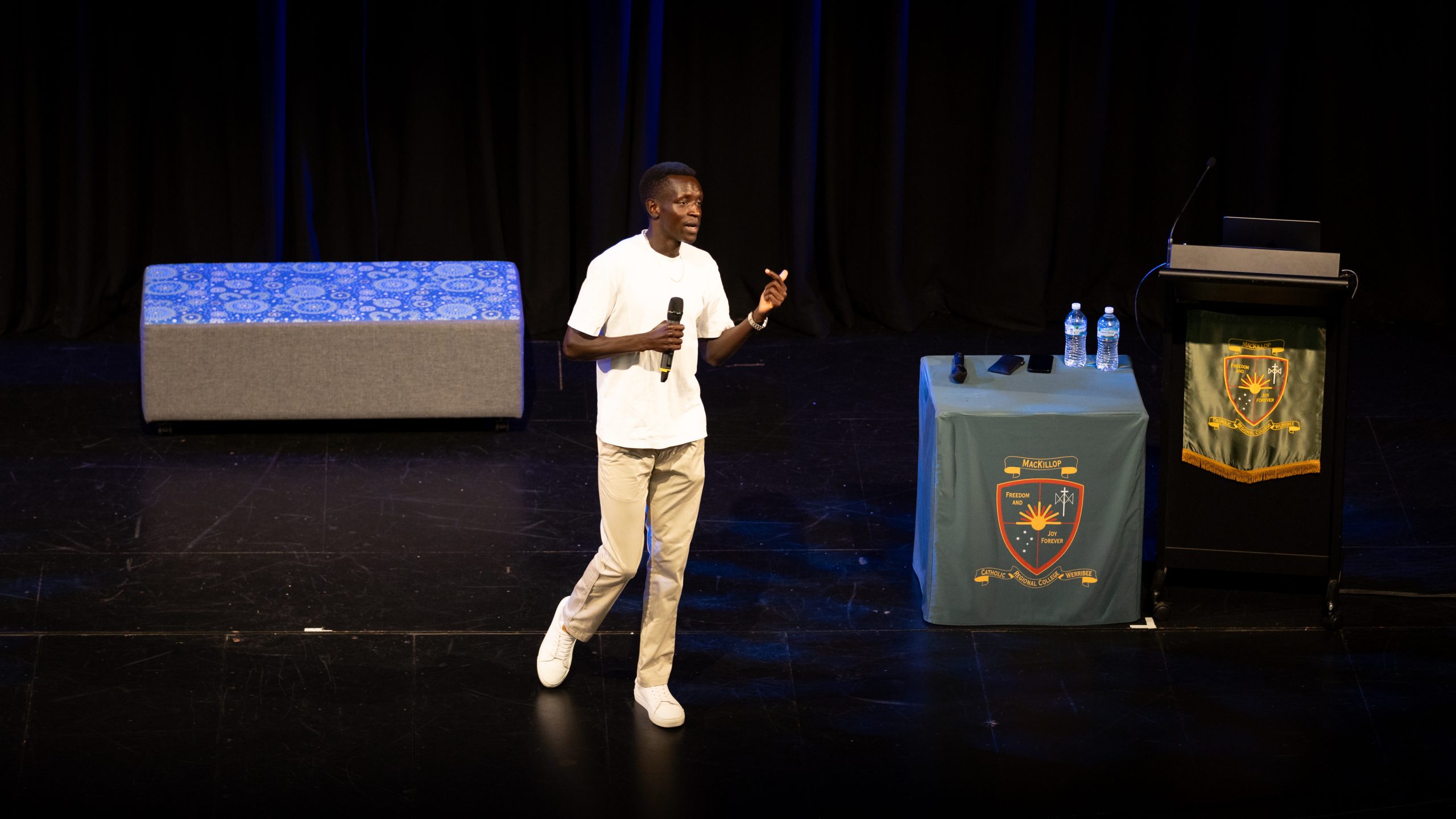 Olympic Runner Peter Bol Inspires MacKillop College Students During ...