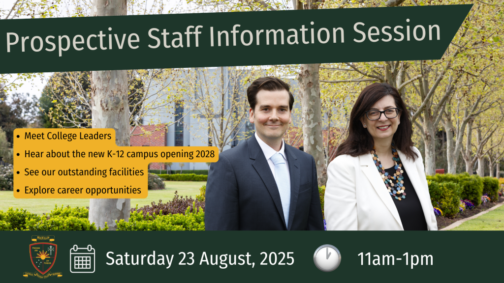 Prospective Staff Information Session - MacKillop College Werribee